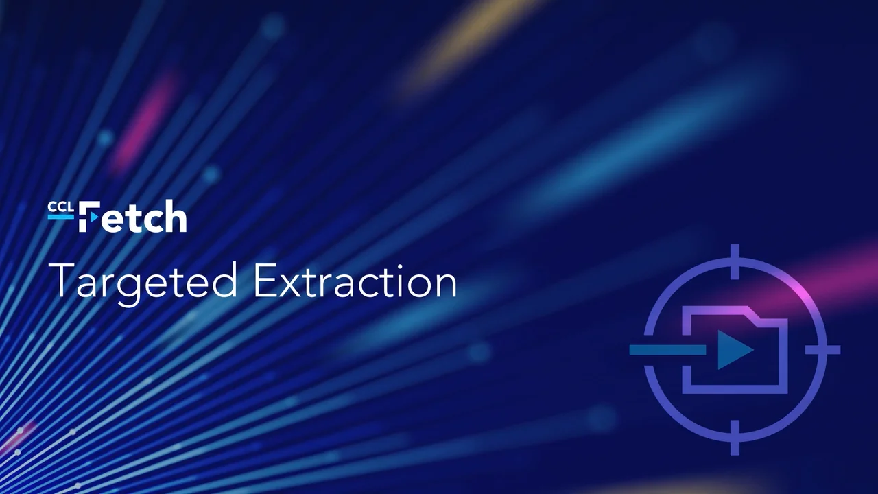 CCL Fetch Targeted Extraction on Vimeo