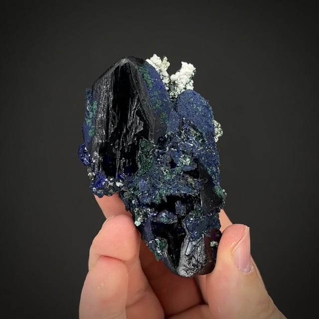 Azurite (old classic, 1970s) | Tsumeb Mine, Tsumeb, Oshikoto Region ...