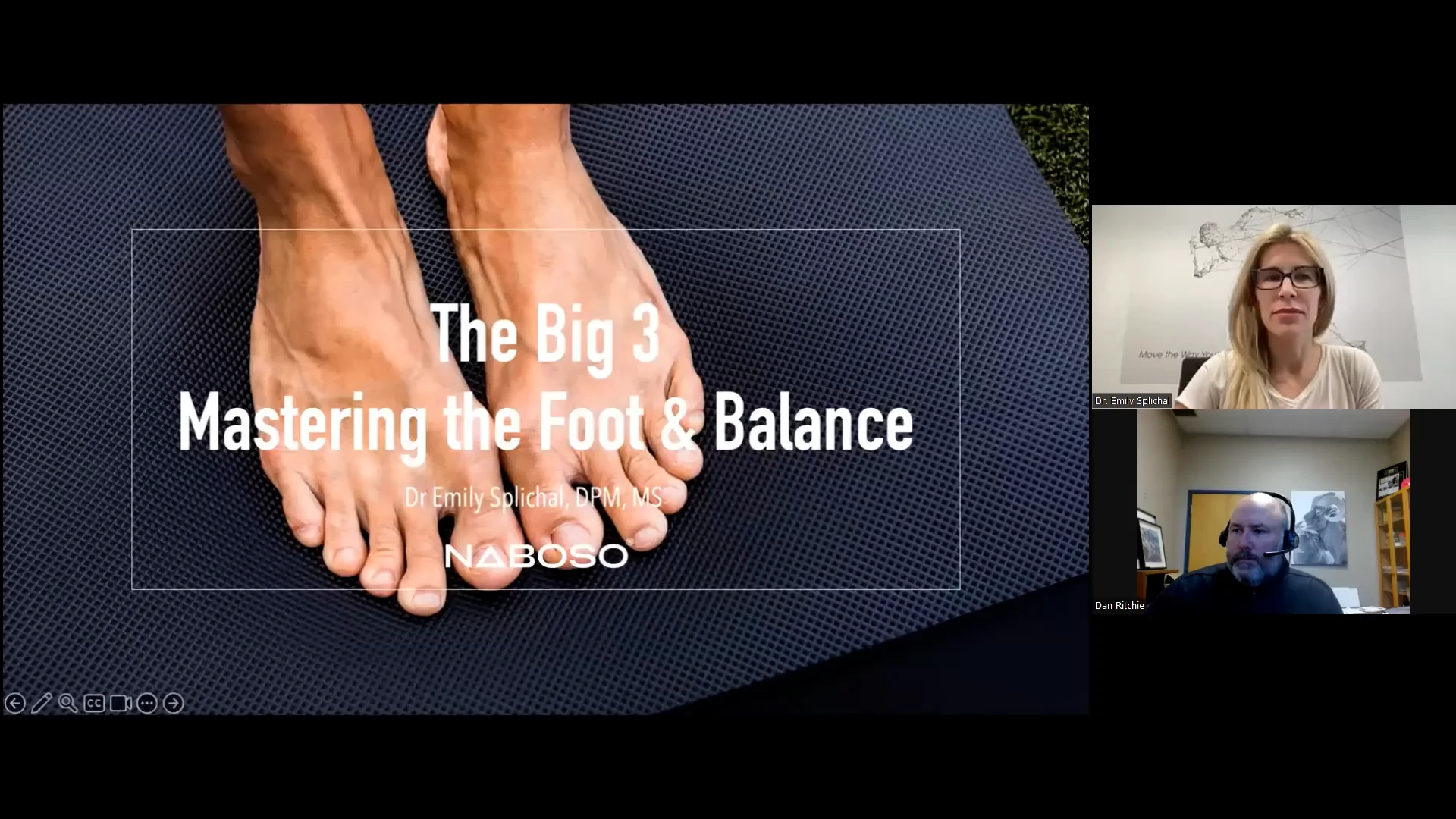Dr. Emily Splichal: The Big 3 Mastering the foot and balance on Vimeo