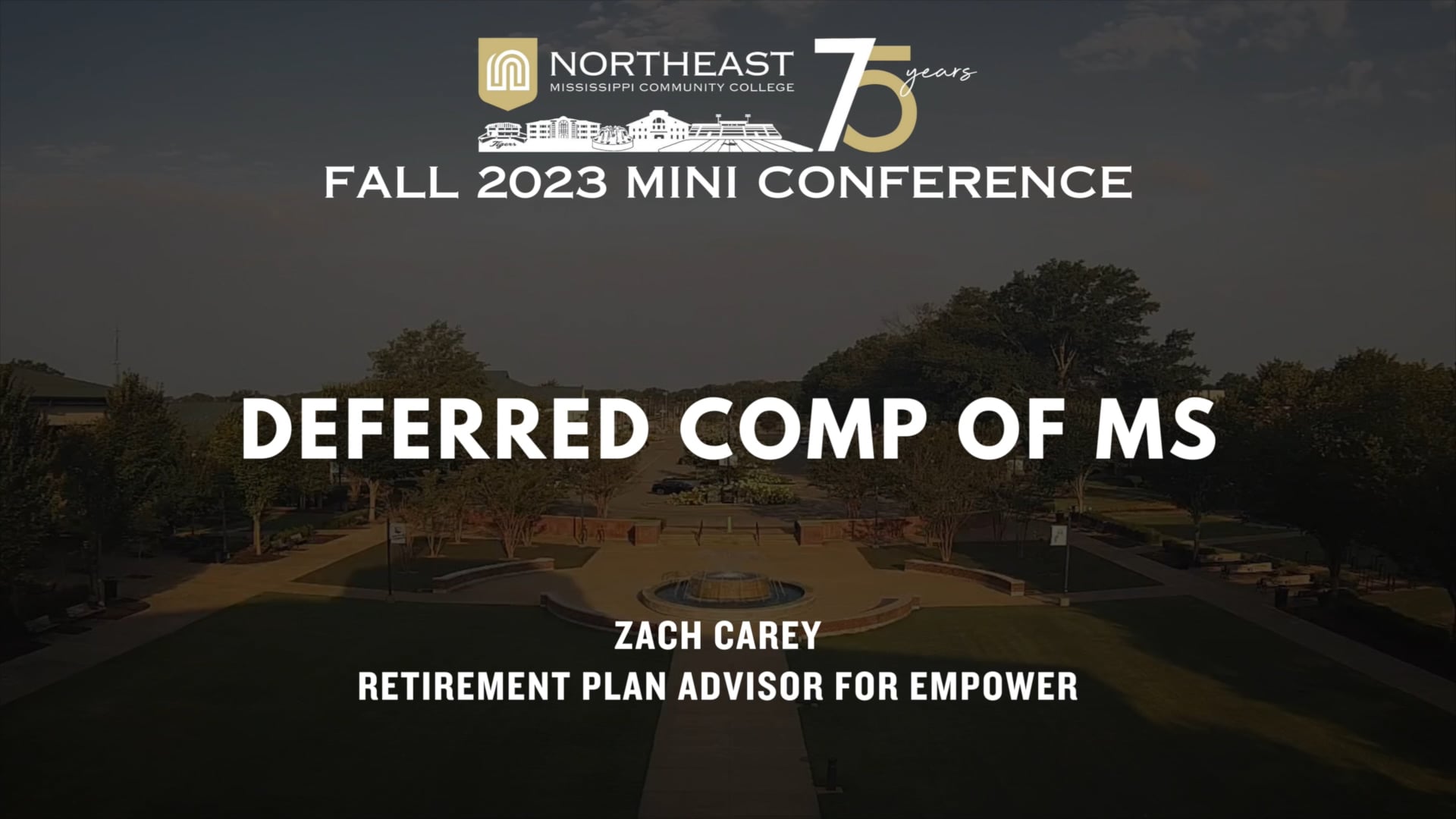 Fall 2023 Mini Session - Day 2 - Mississippi Deferred Comp on Vimeo