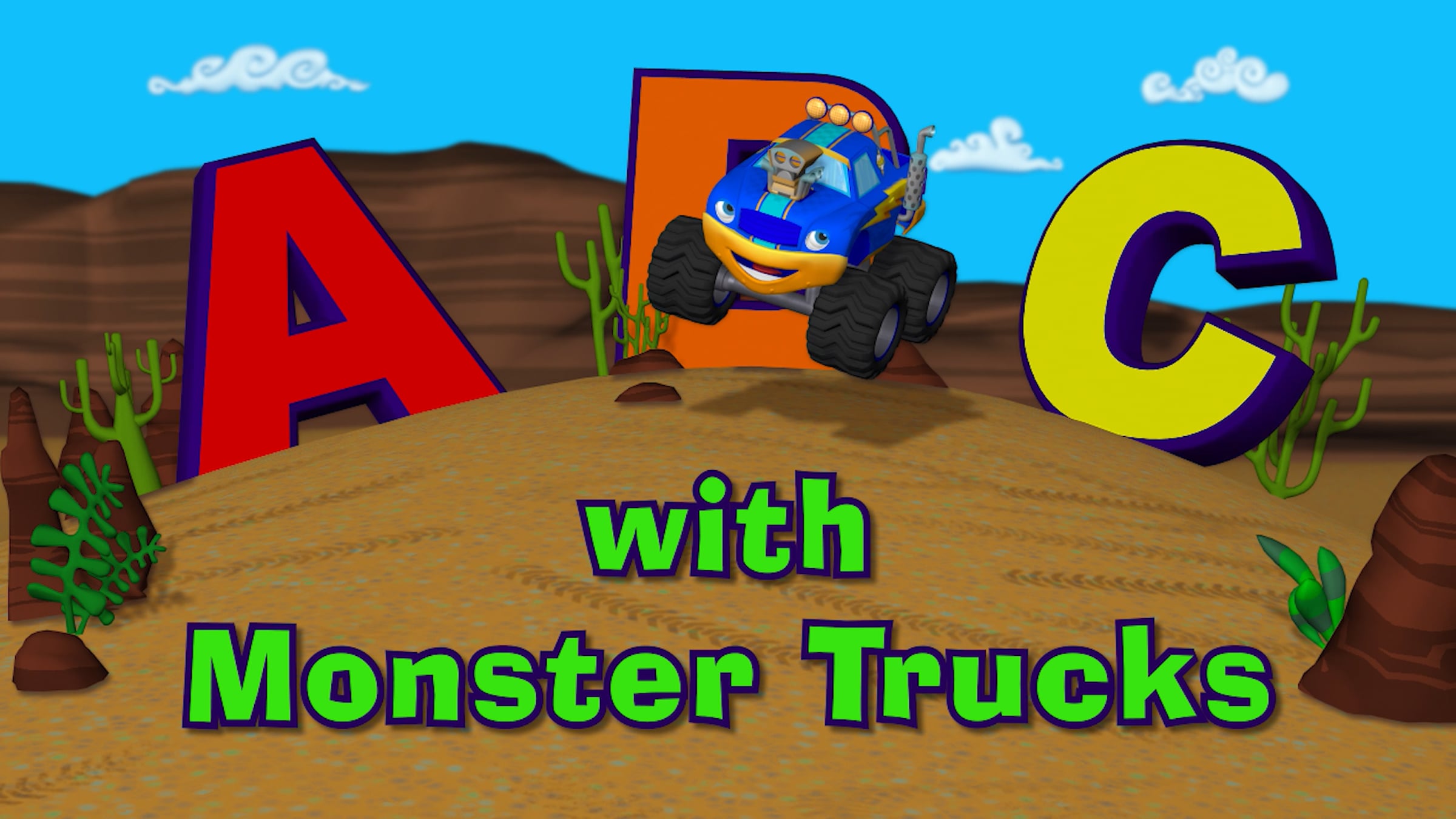 Learn The Alphabet With The Monster Trucks