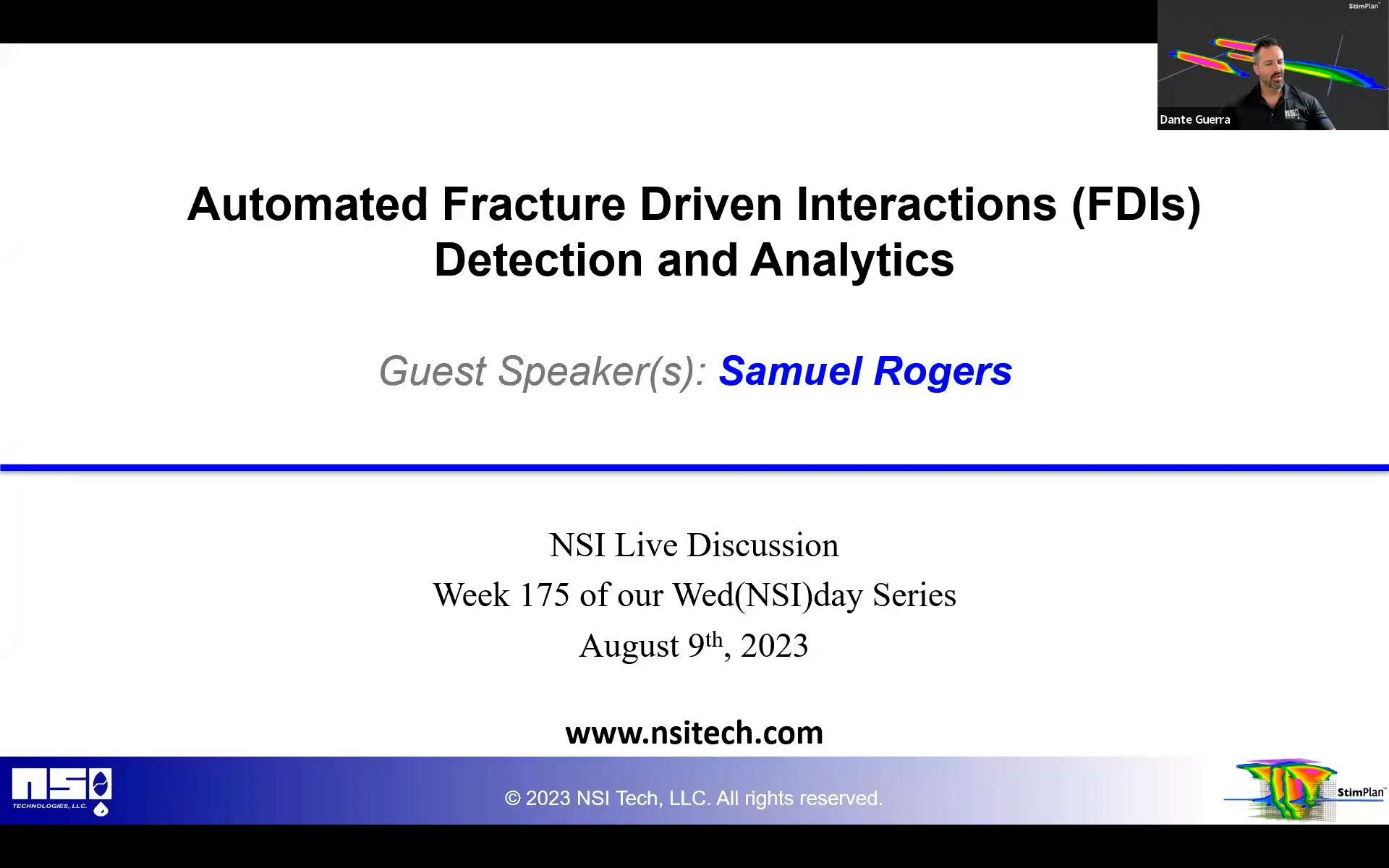 Wed(NSI)day - 8/9/23 - Automated Fracture Driven Interactions (FDIs ...