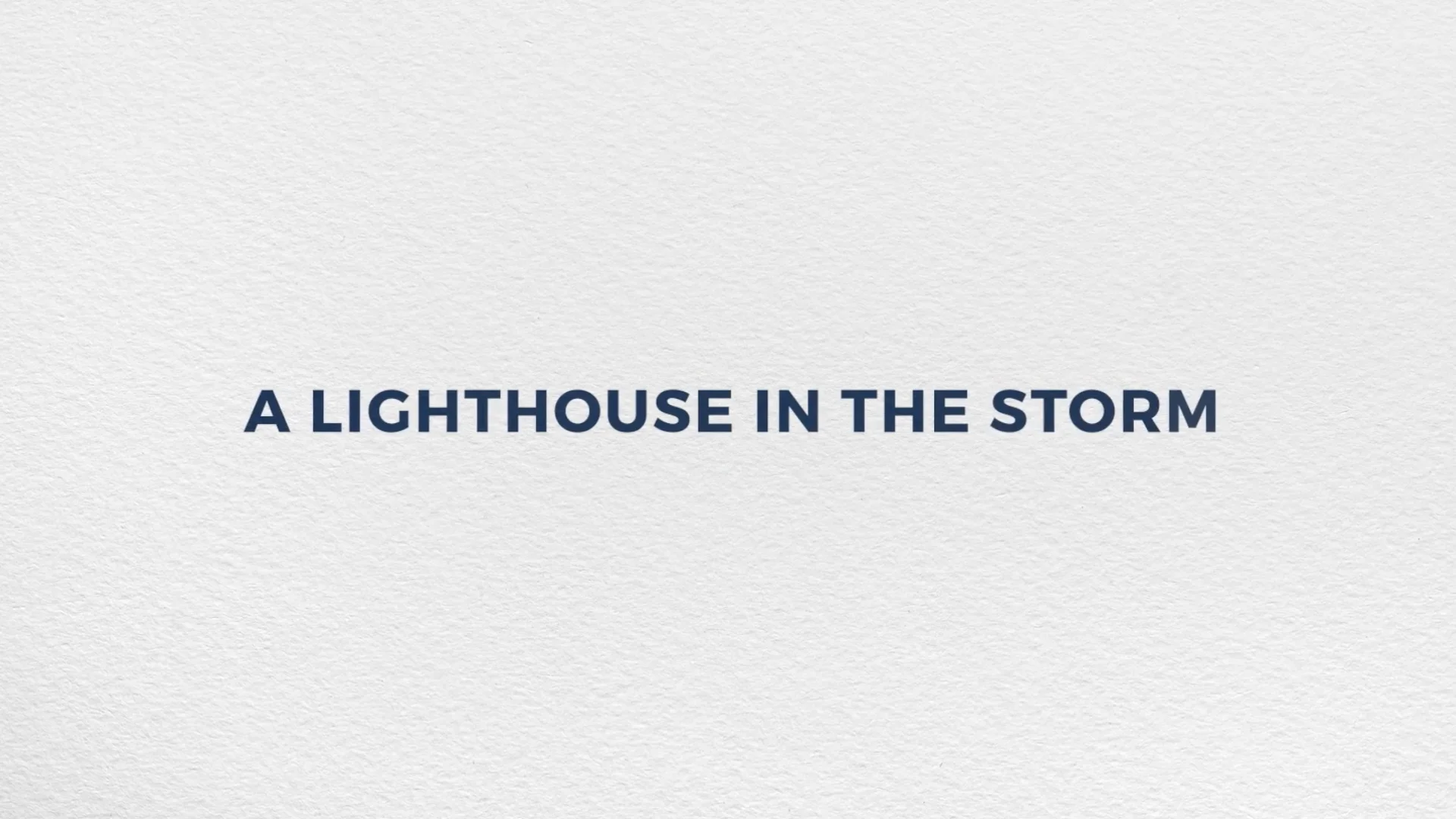 A Lighthouse in the Storm on Vimeo