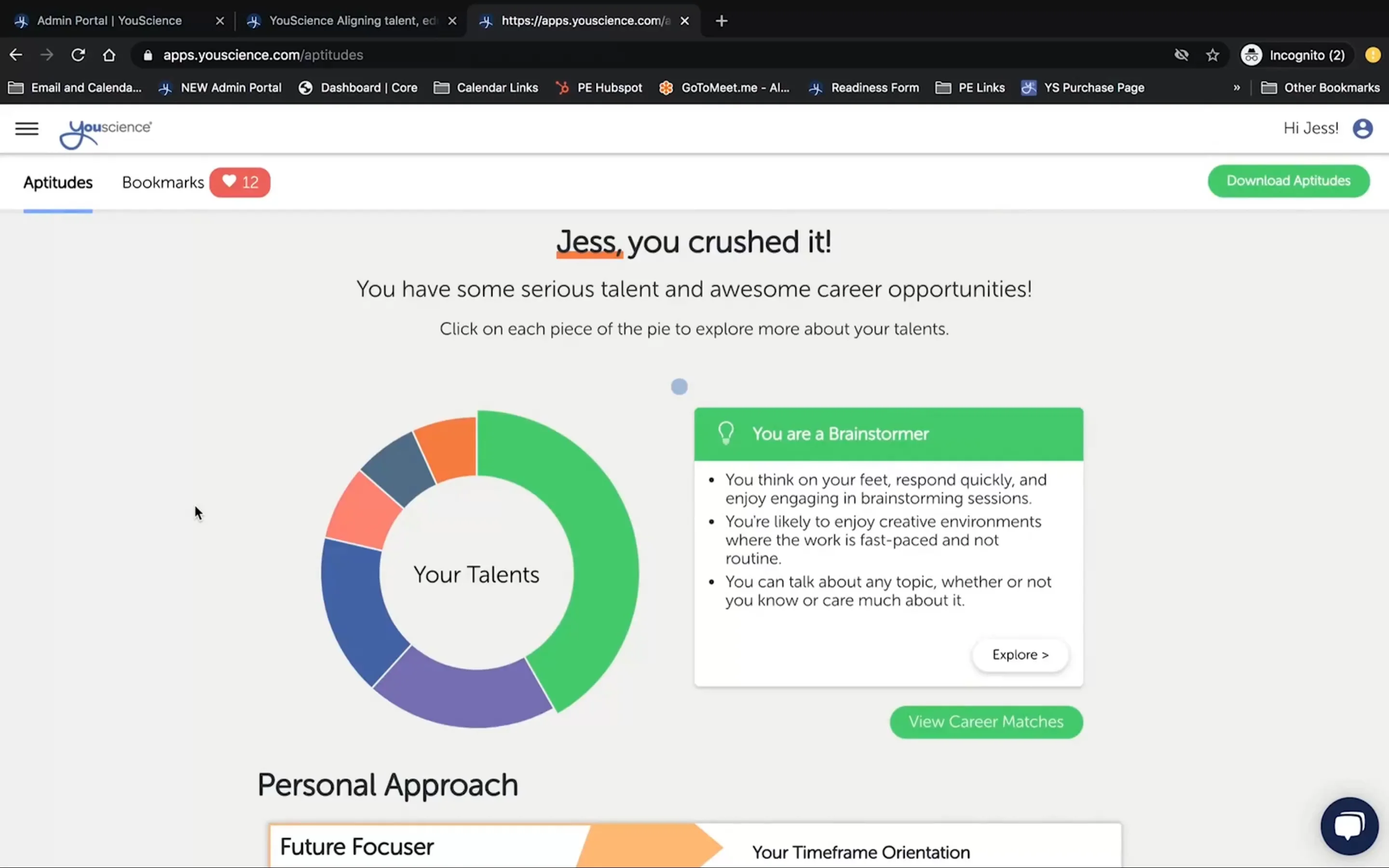 YouScience Summit Results Walkthrough