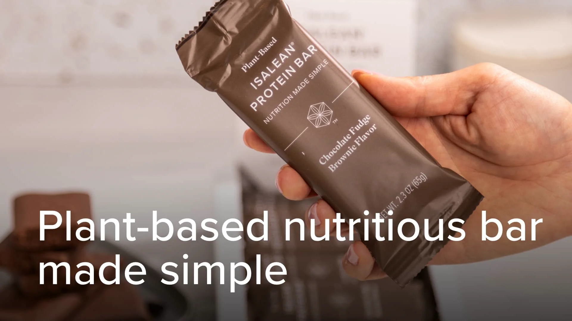 Plant-Based IsaLean® Protein Bar on Vimeo
