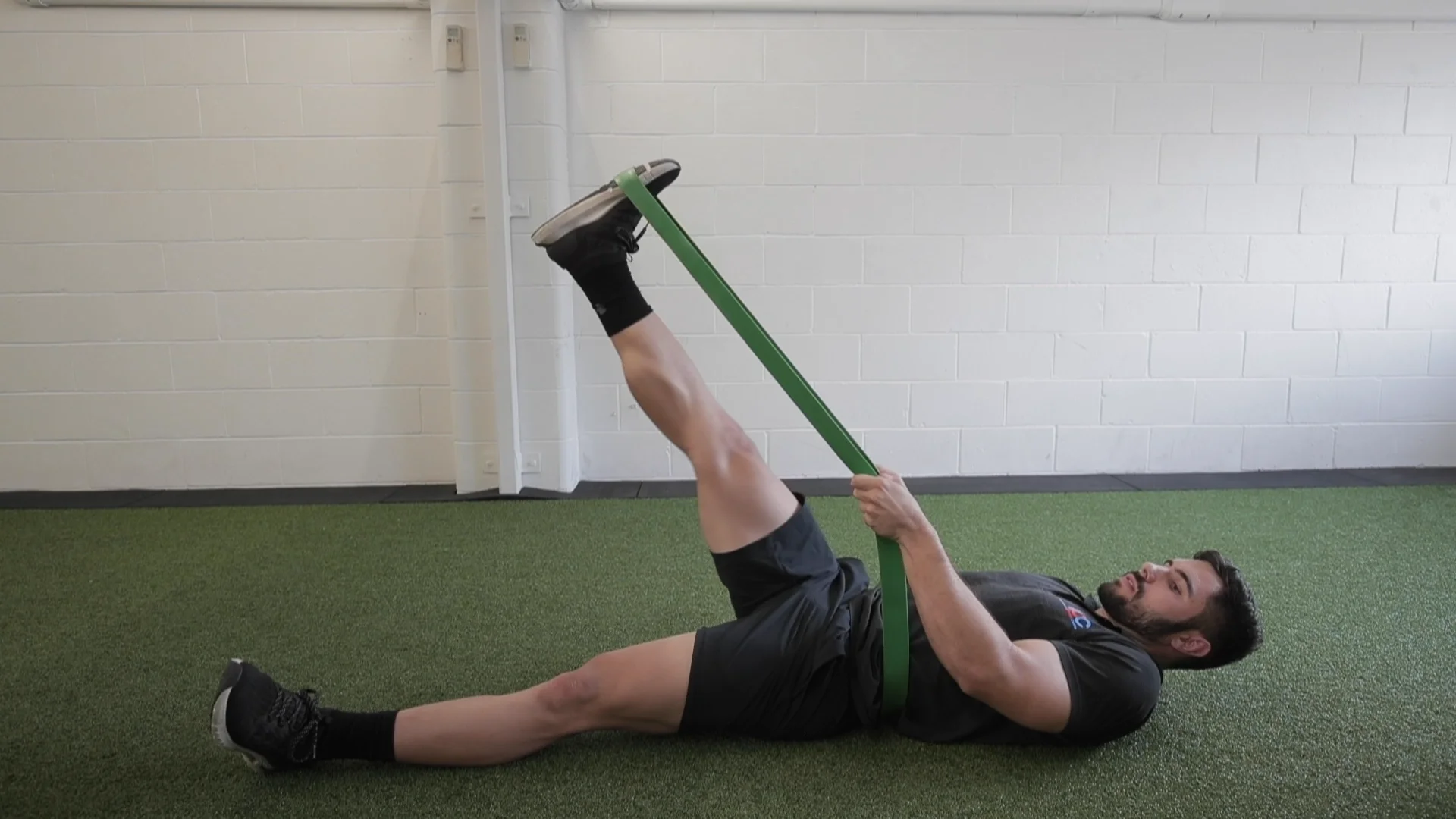 131.Band leg press.ACL recopvery