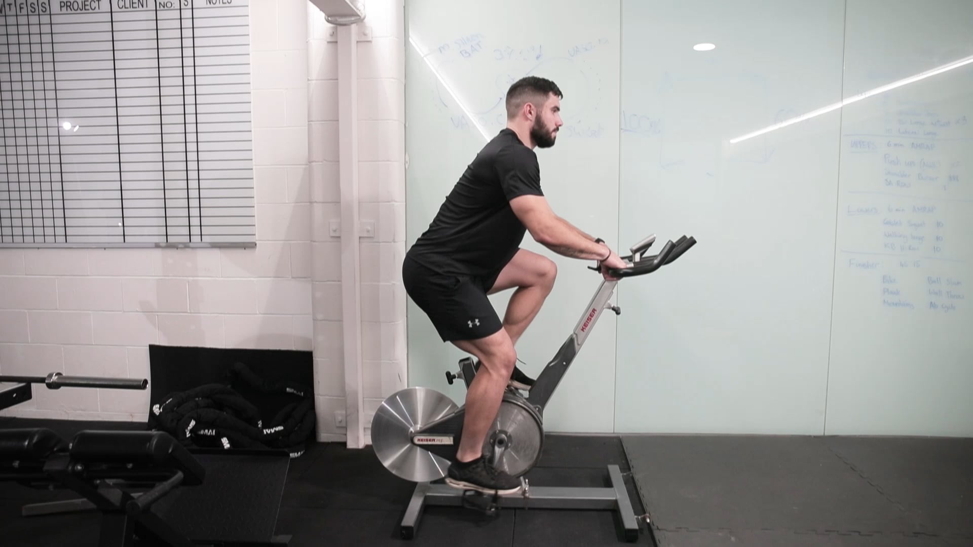 250. Reverse bike no seat. ACL exercise on Vimeo