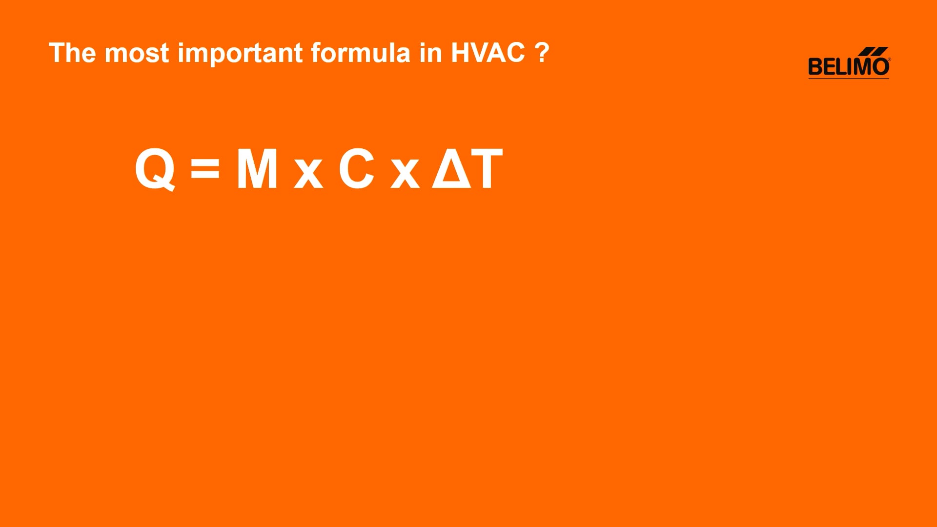 Q = M x C x Δ on Vimeo