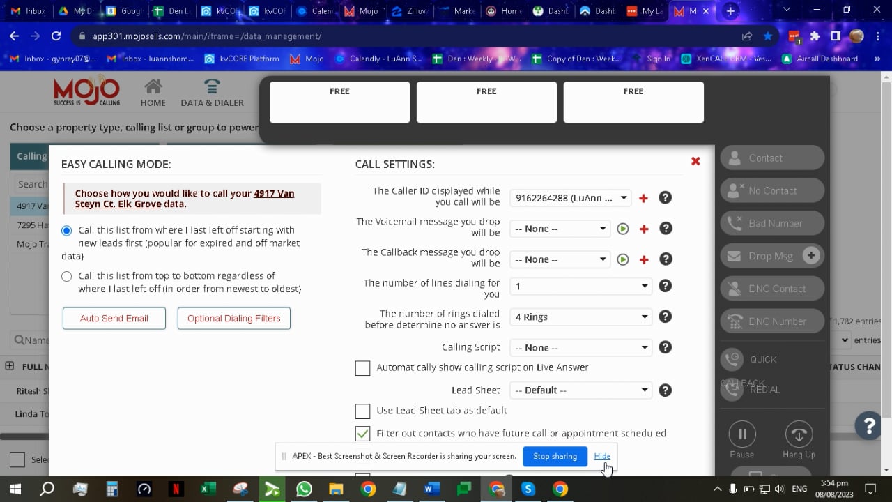 How to use MOJO dialer on Vimeo