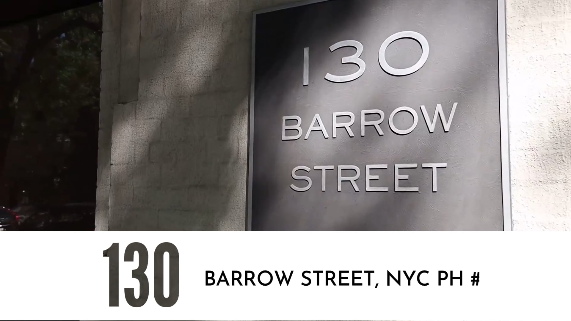 130 Barrow Street, NYC PH #9 on Vimeo