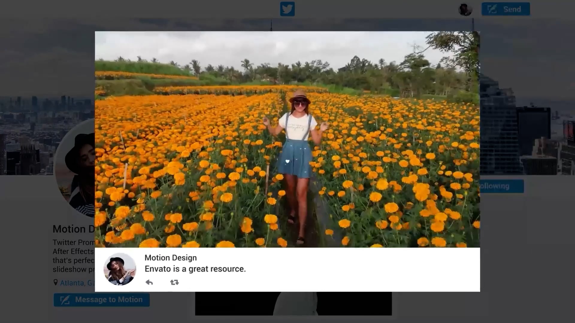 Building Engagement of Tweets on Vimeo