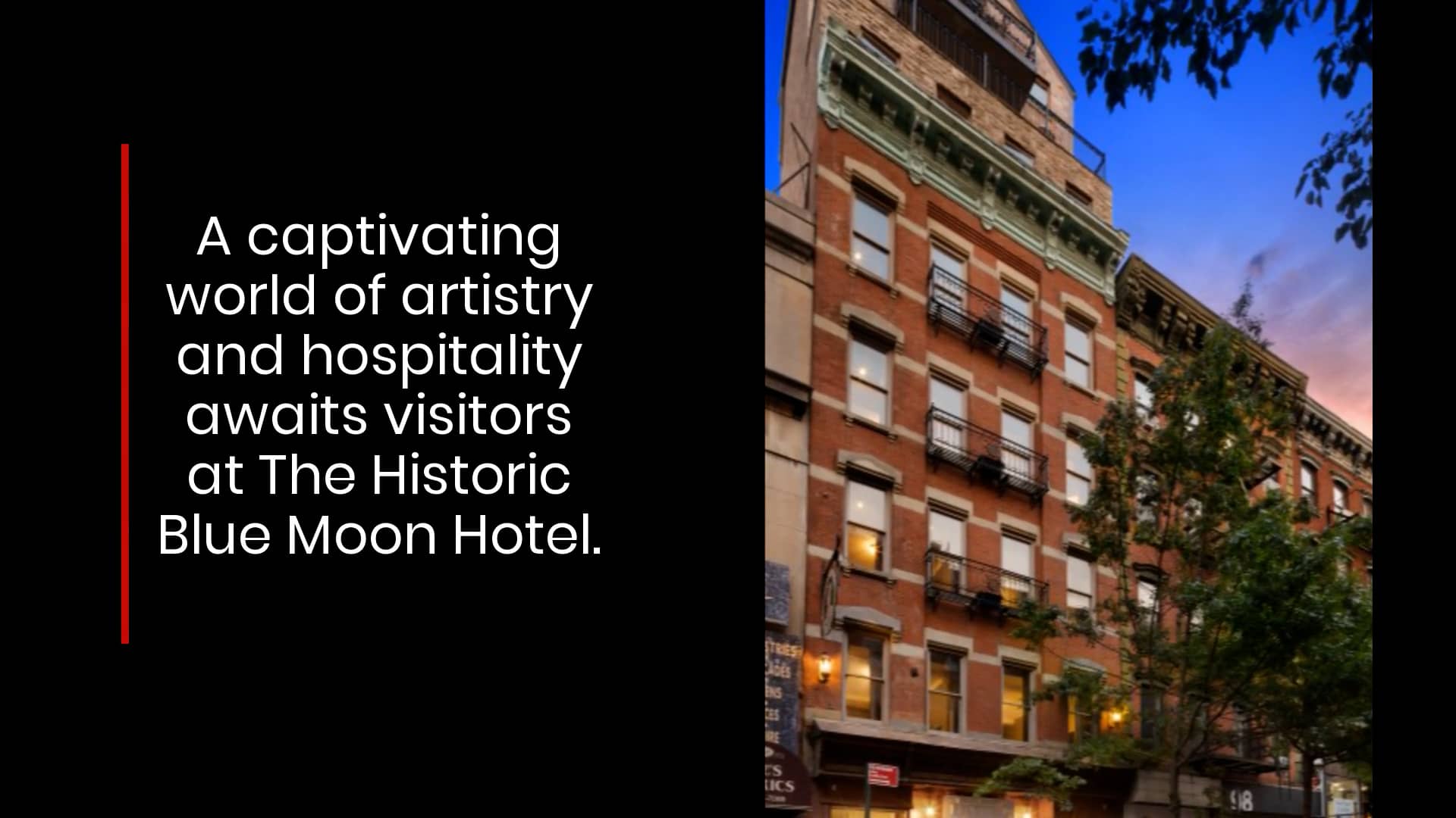 Embark on a Journey of Timeless Elegance at The Historic Blue Moon ...