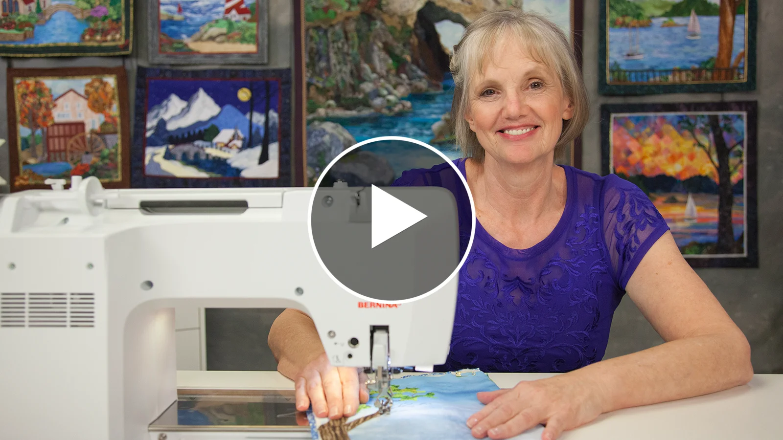 Kathy McNeil - Step-by-Steps Quilted Landscapes Course Trailer on Vimeo