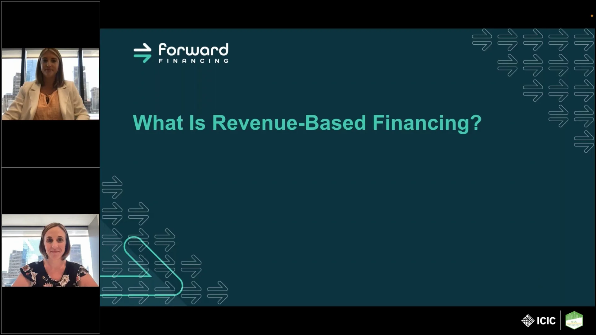 ICIC Webinar - What Is Revenue-Based Financing? on Vimeo