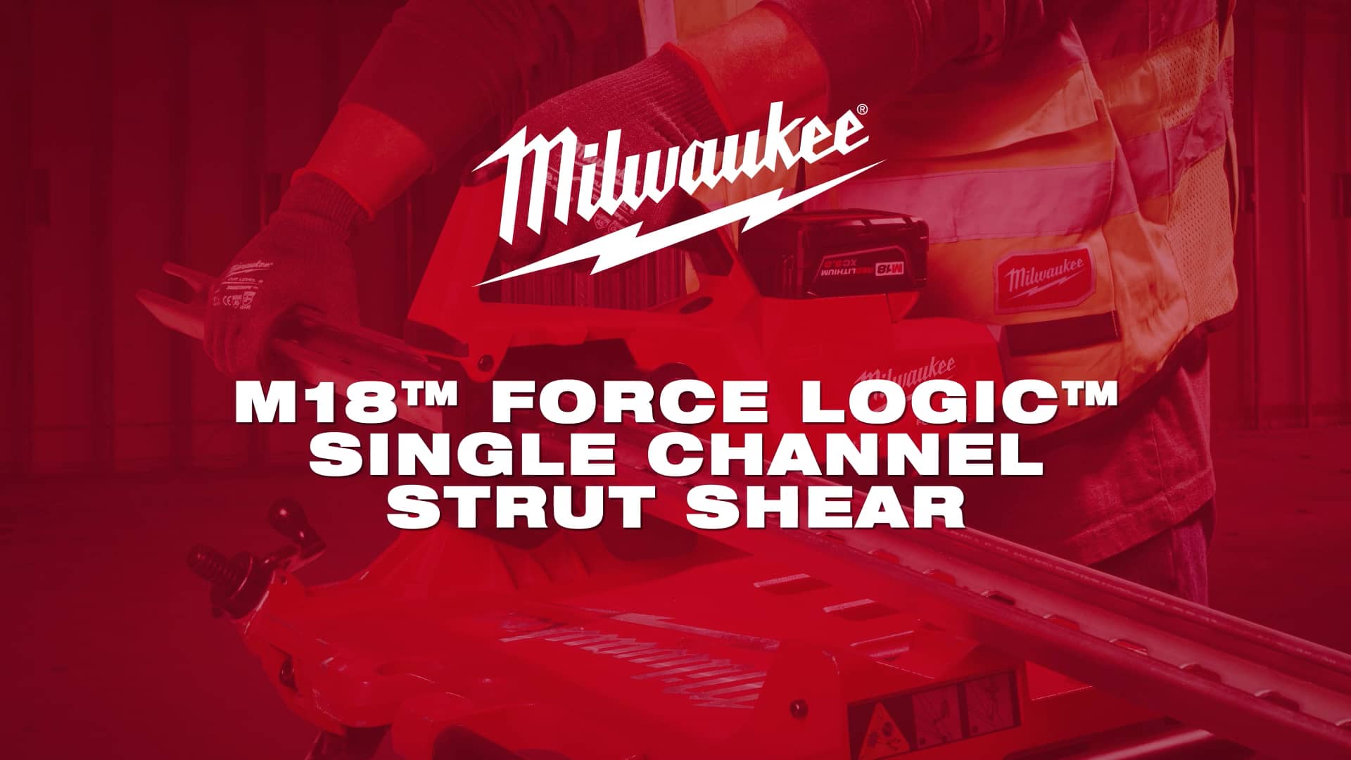 M18™ FORCE LOGIC™ SINGLE CHANNEL STRUT SHEAR on Vimeo