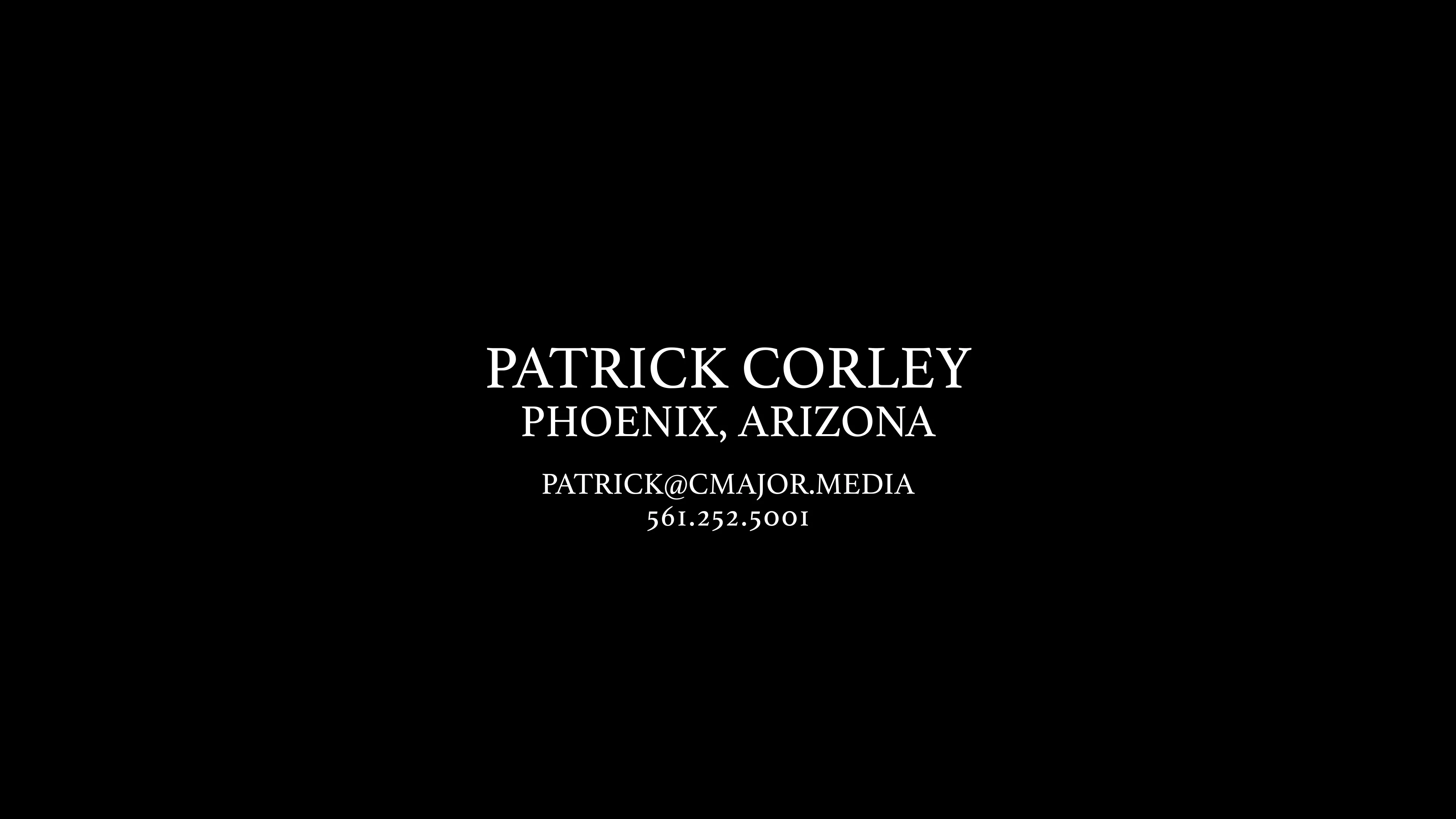 Patrick Corley Baseball Promo (2023) 4K16x9 on Vimeo