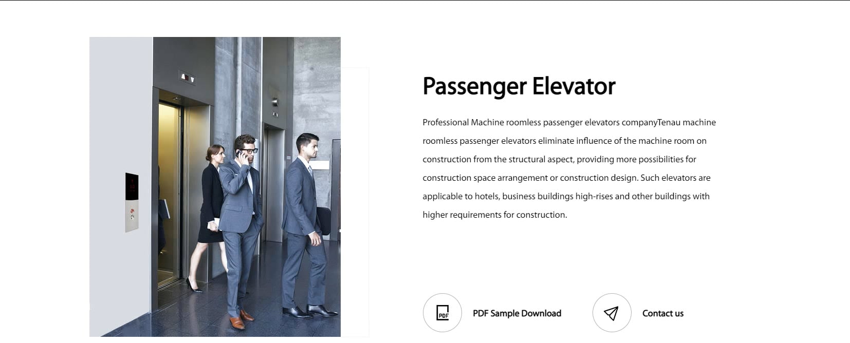Passenger Elevator on Vimeo