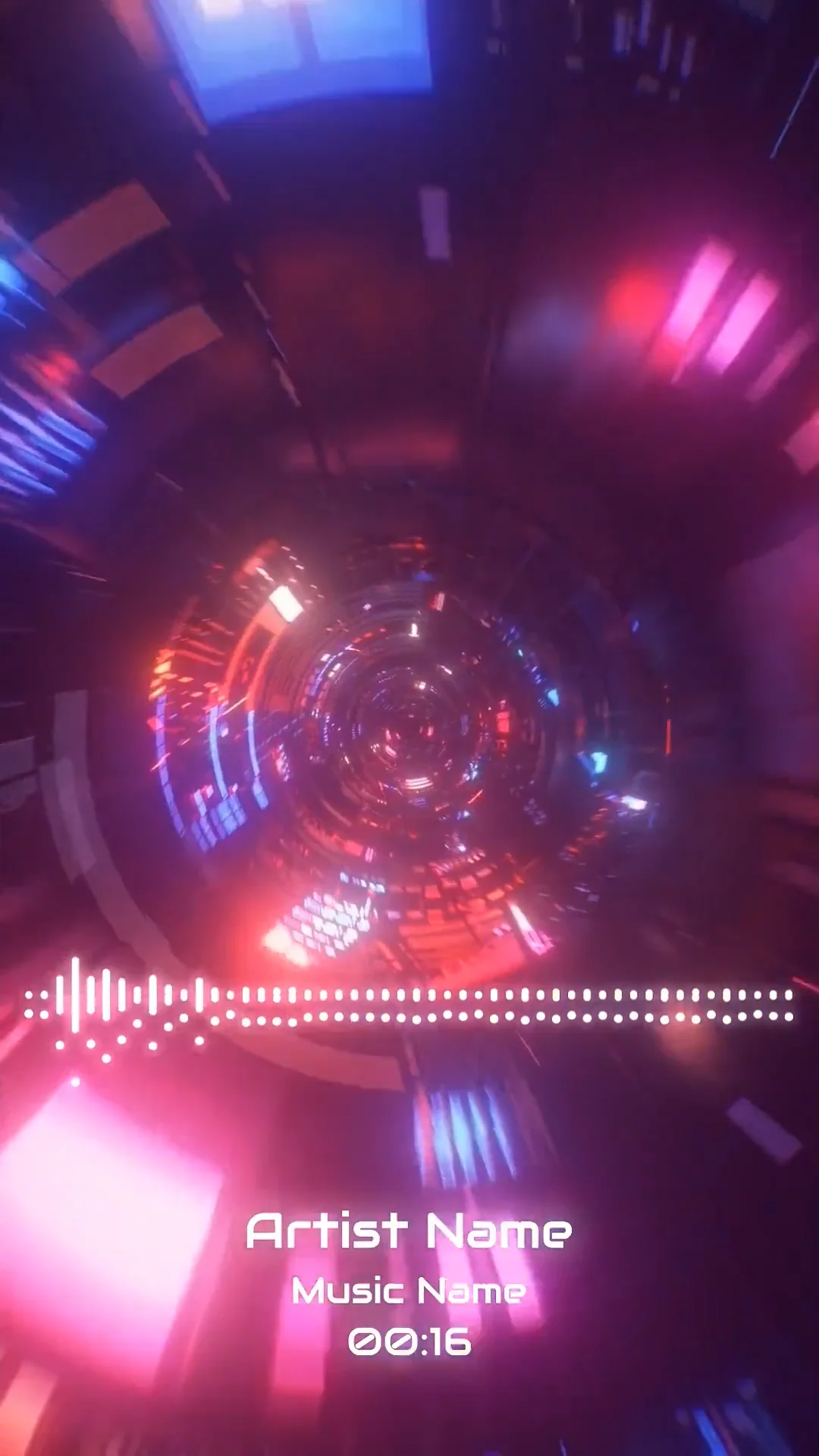 Infinite Tunnel Loop Visualizer ( Portrait ) on Vimeo