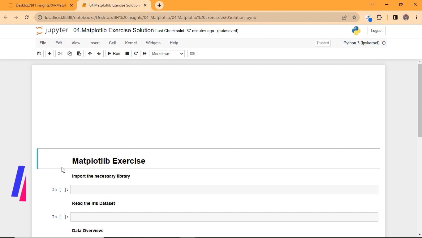 13.4 Matplotlib - Exercise Solution on Vimeo