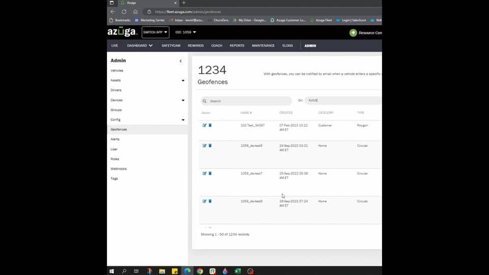 Azuga Fleet 2.0 | GeoFences on Vimeo