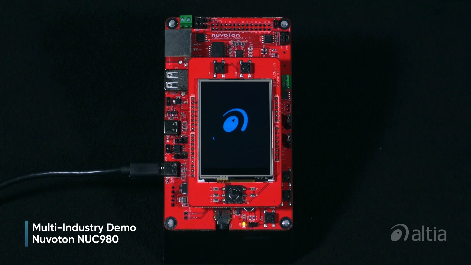 Altia Multi-Industry GUI on Nuvoton NUC980 on Vimeo