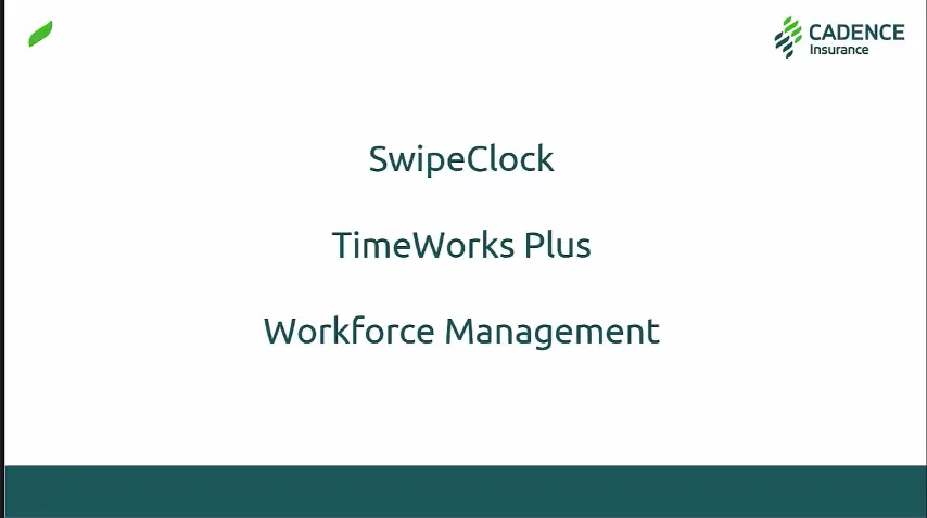 SwipeClock TimeWorks Plus Demo