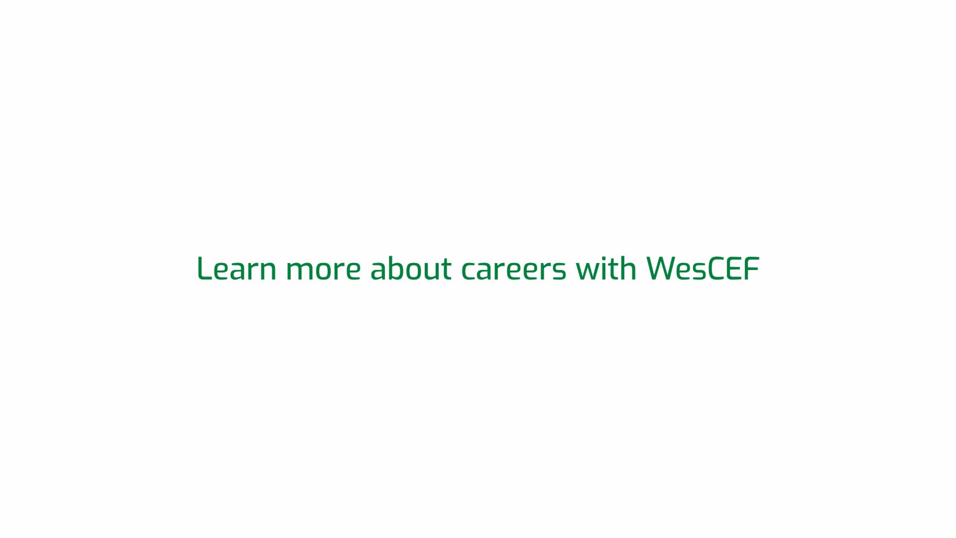 WesCEF career taster video - Crystal on Vimeo