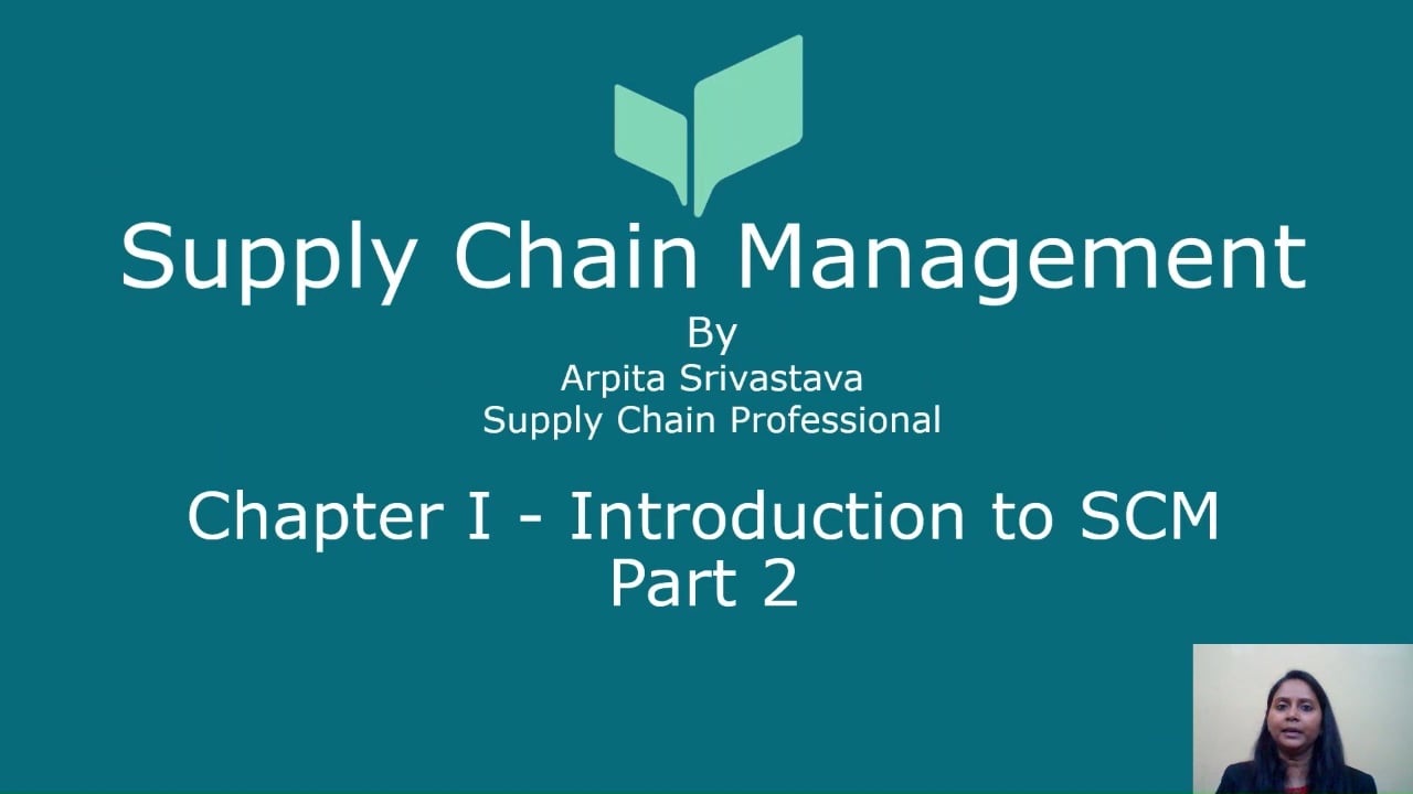 Chapter 1 - Introduction to SCM- Part 2 on Vimeo