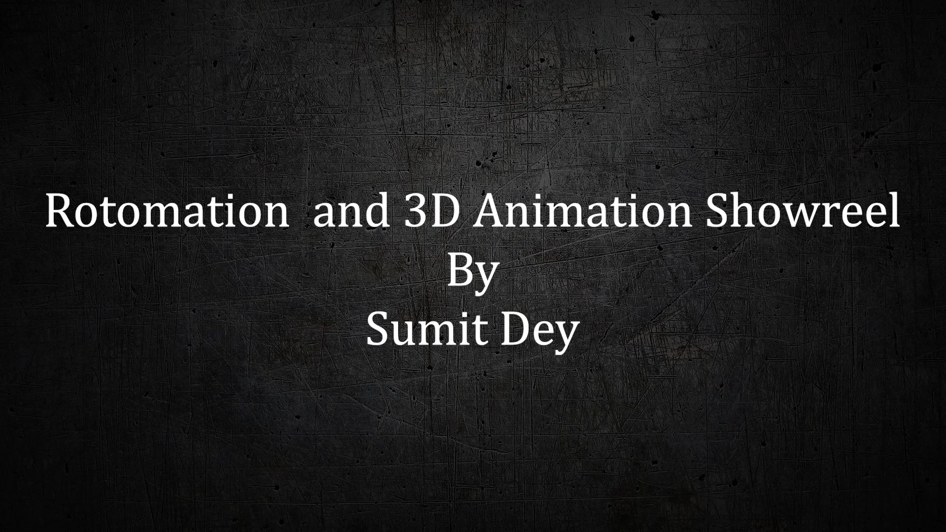 Rotomation and 3D Animation Showreel