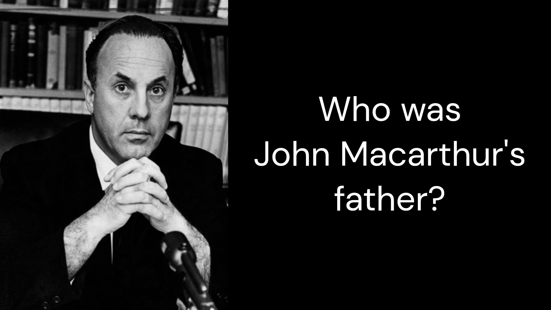 John Macarthur Meme