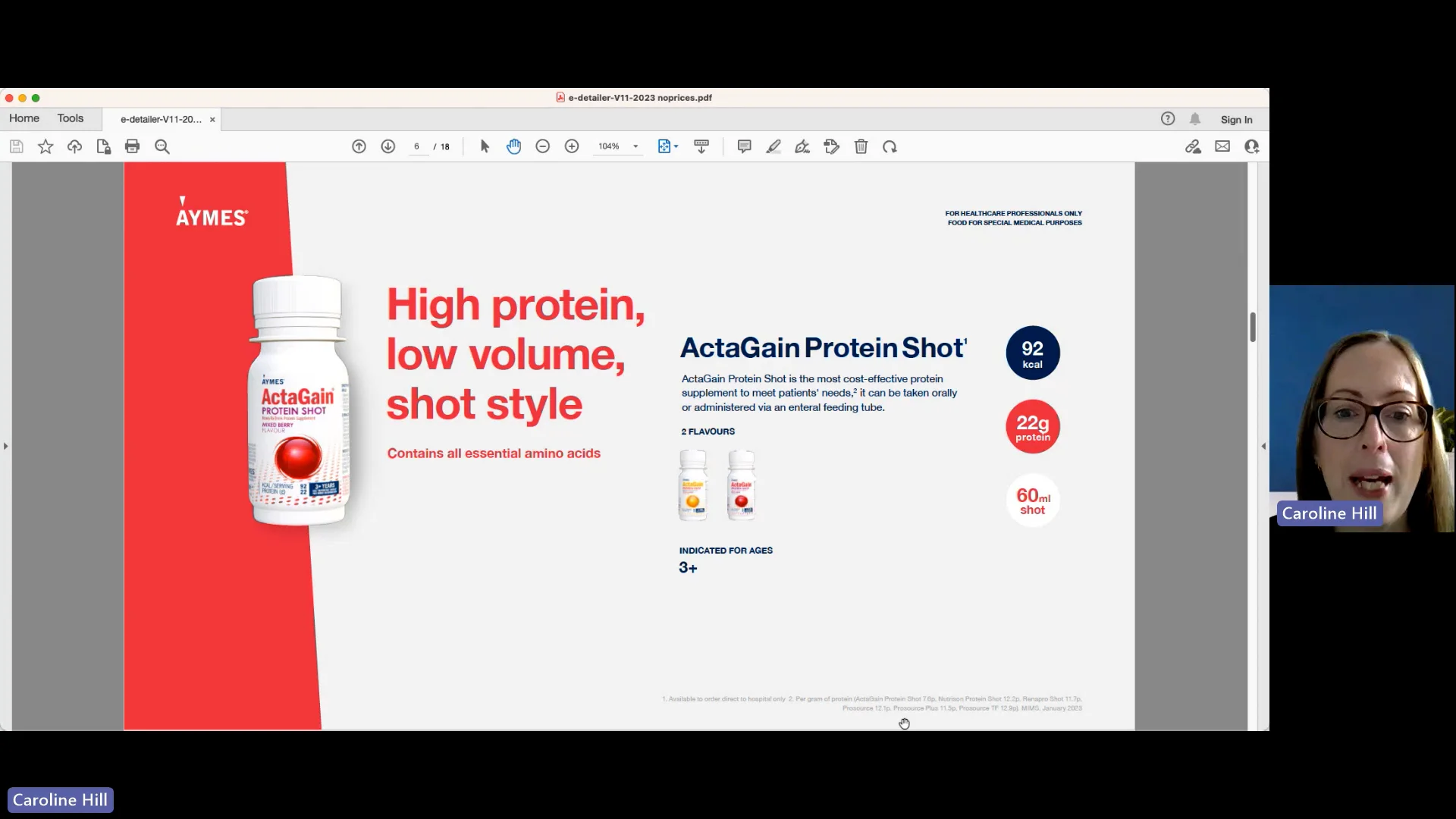 ActaGain Protein Shot Video on Vimeo