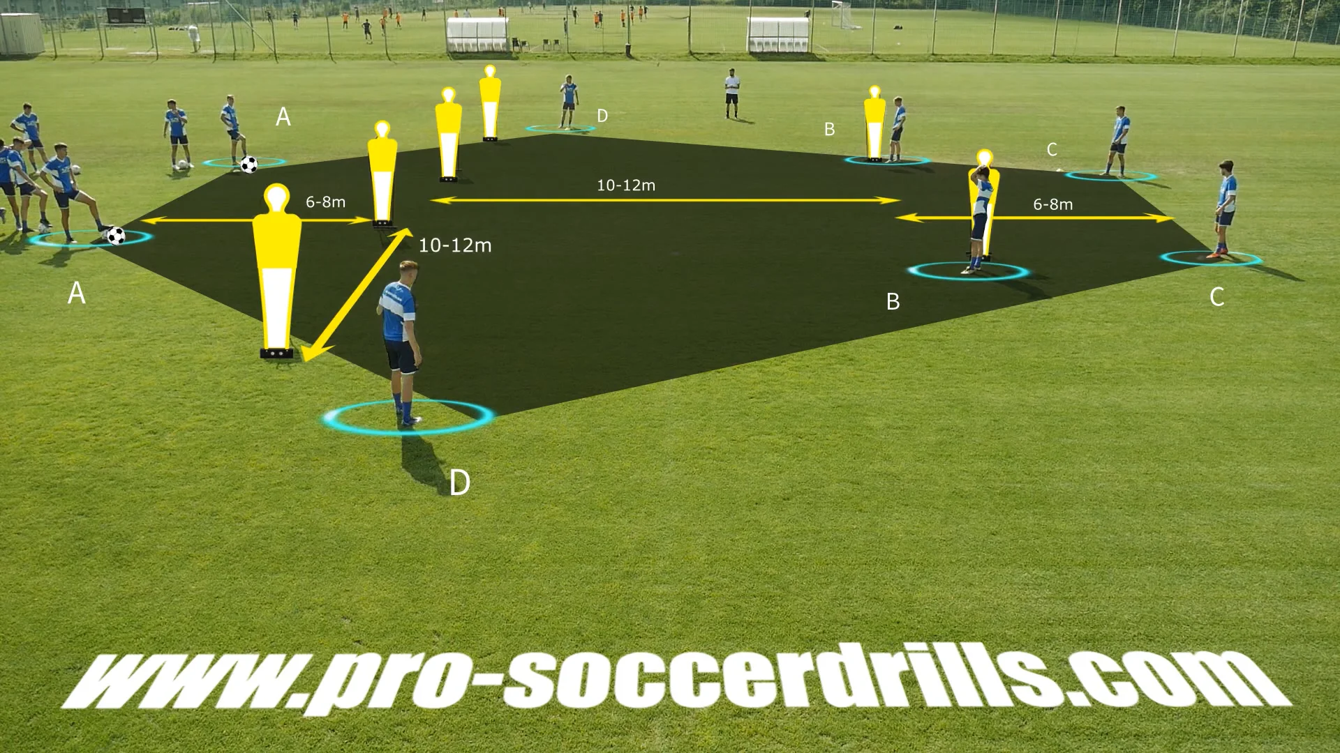 Quick Combinations and Changing Sides by Diagonal Passes