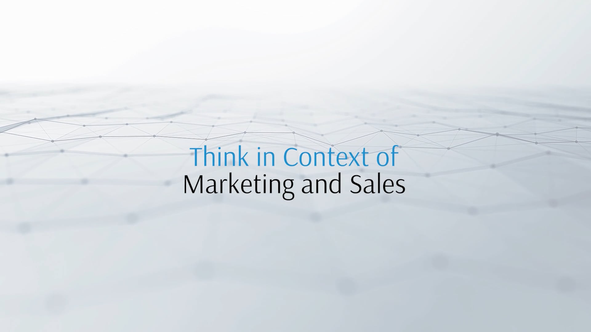 Creative REI Intensive-Week-3-Lesson-6-Think in-Context-of-Marketing-and-Sales on Vimeo