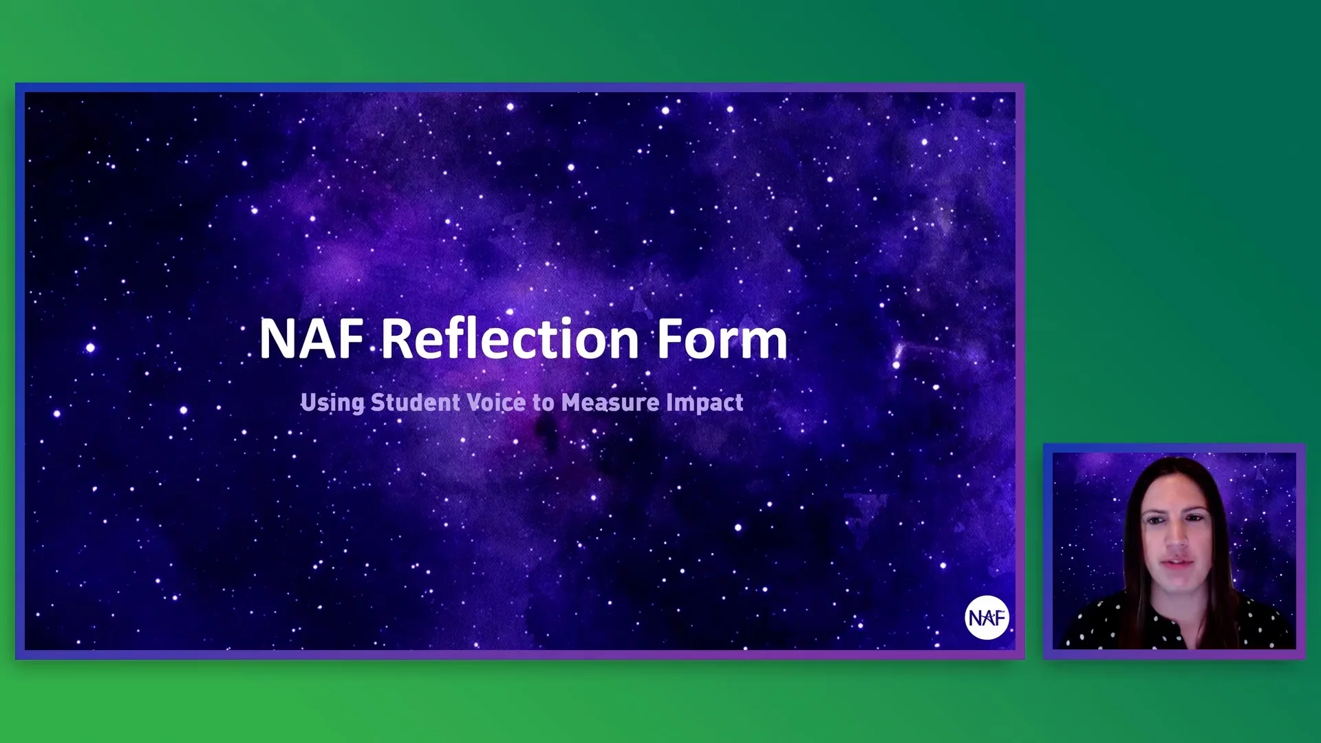 Student Reflection Form on Vimeo