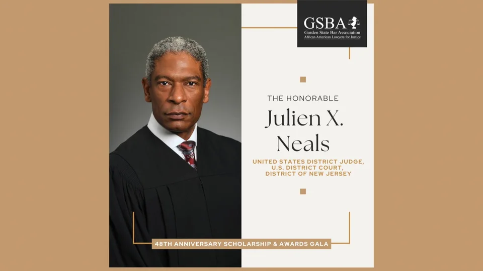 Hon. Julien X. Neals - Roger M. Yancey Award on Vimeo