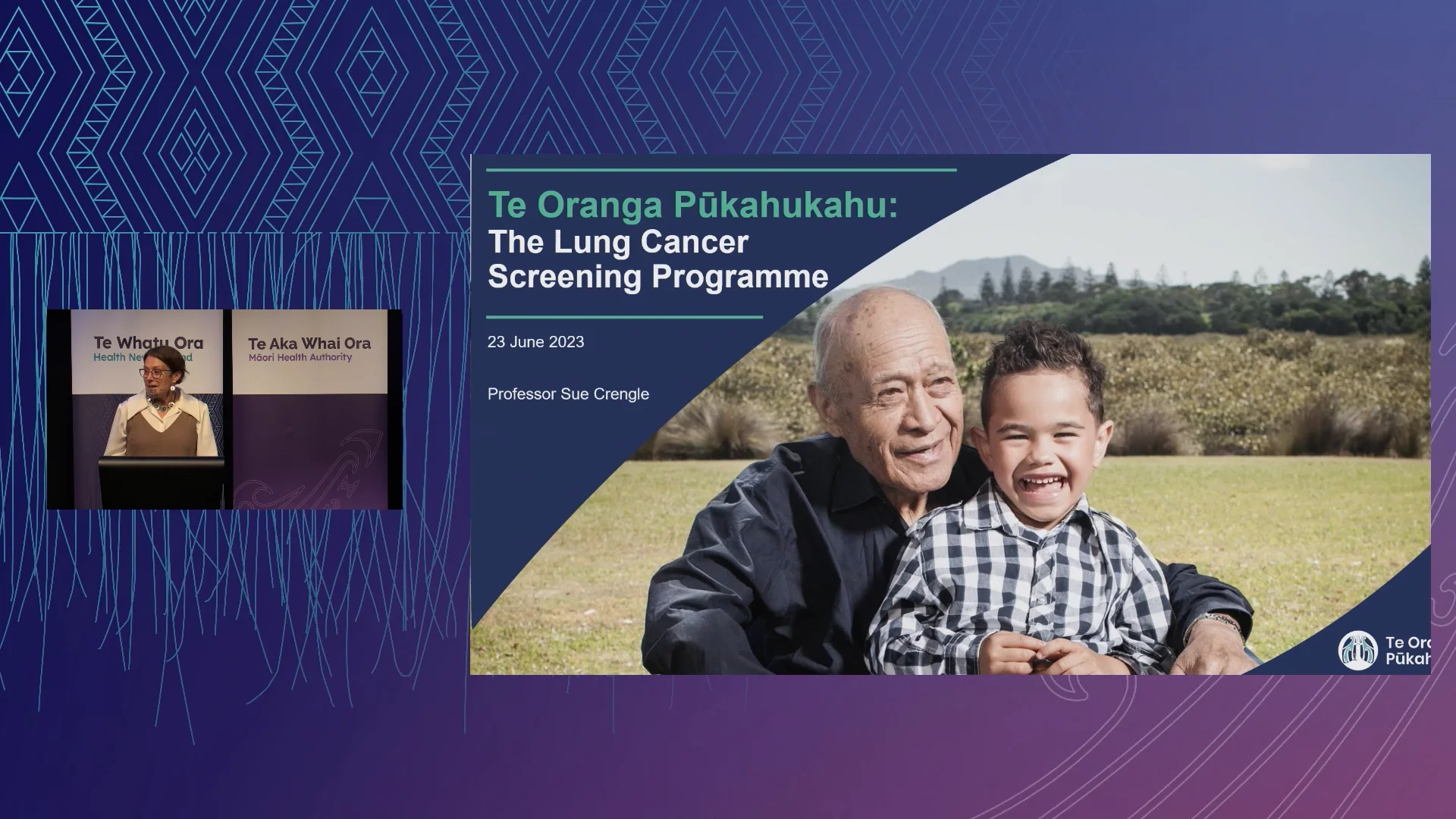 Professor Sue Crengle Te Oranga Pūkahukahu- The Lung Cancer Screening Study
