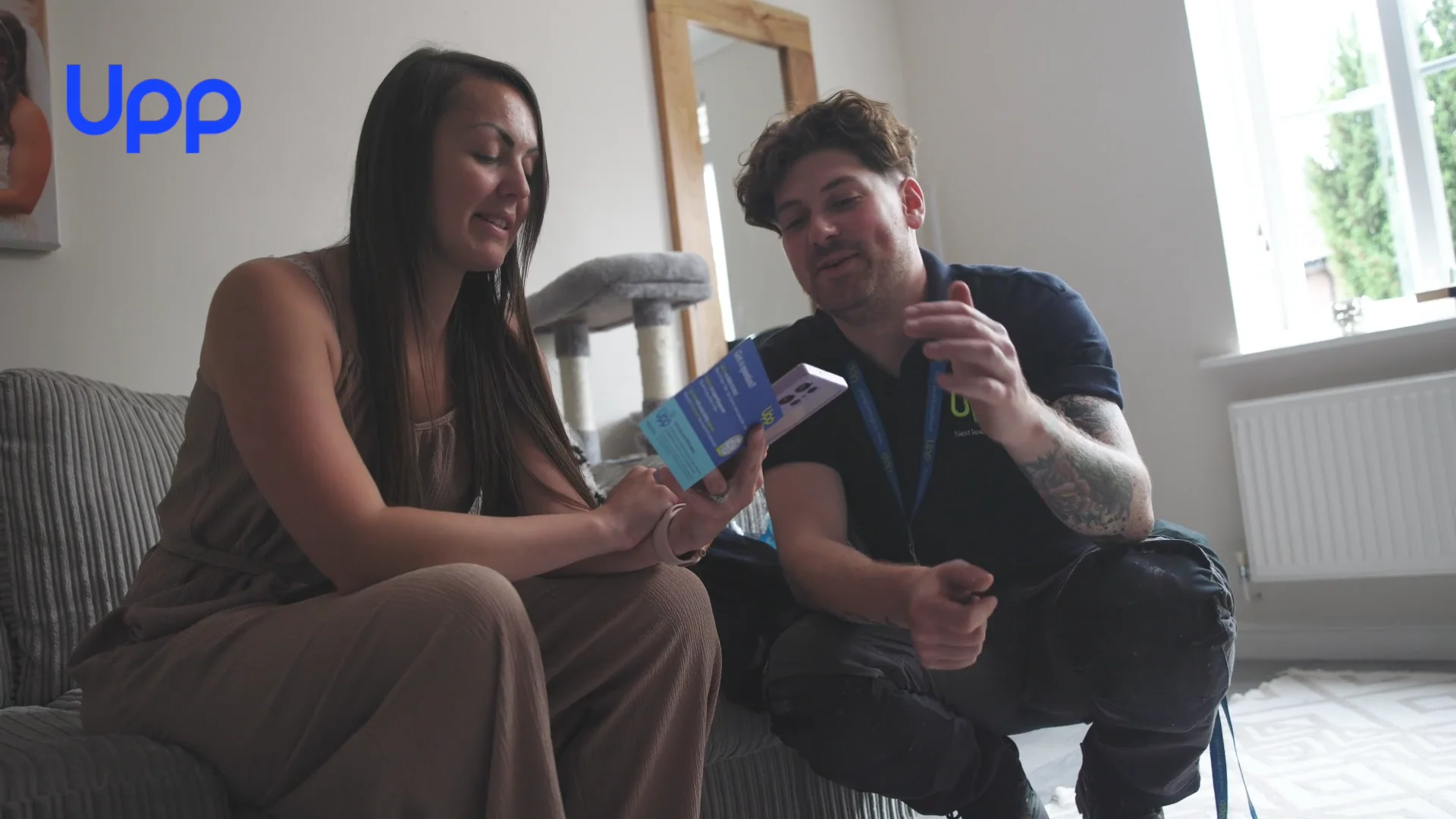 Upp: What happens at your home broadband installation on Vimeo