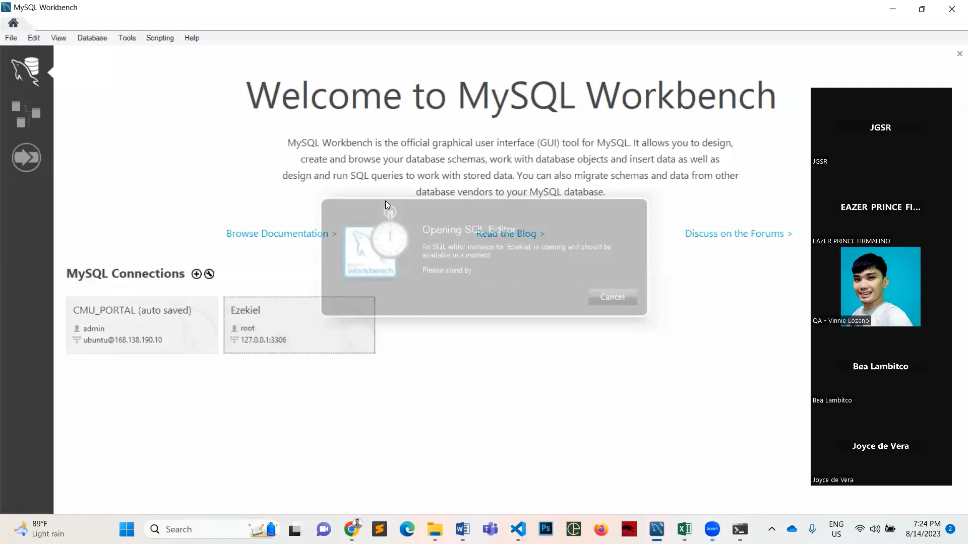 Python Fundamentals - Week 8, Day 1 on Vimeo