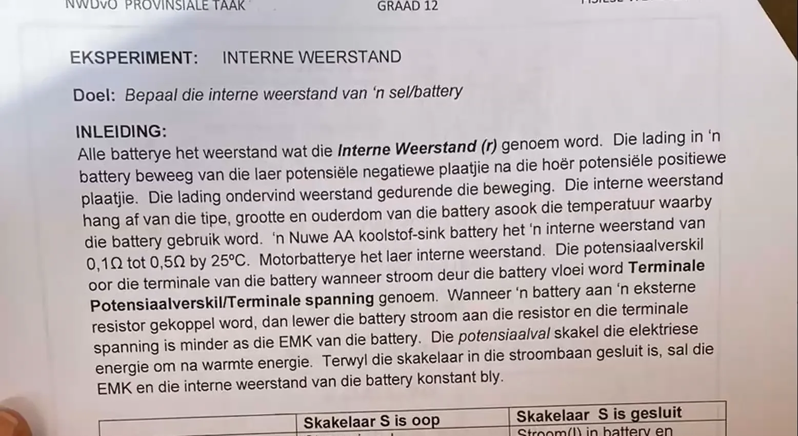 Stroombane prakties gr 12 on Vimeo