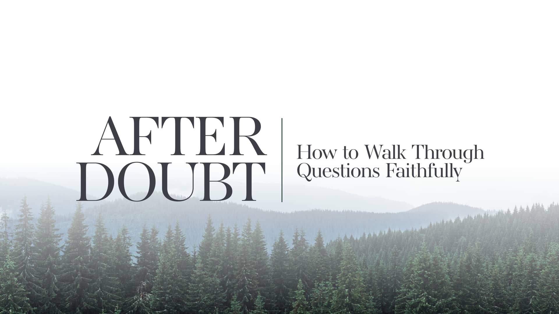 After Doubt | AJ Swoboda on Vimeo