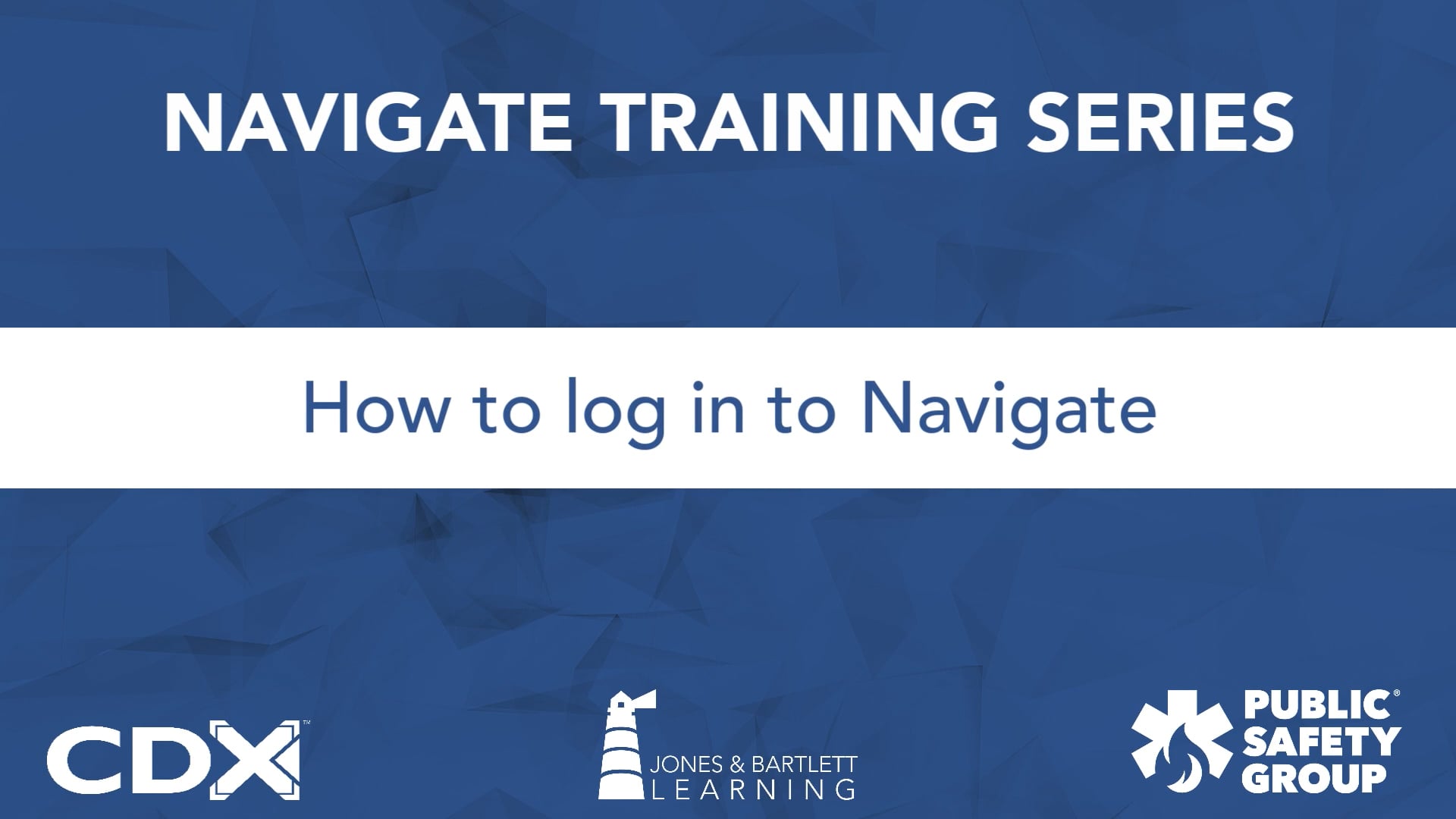How to log in to Navigate