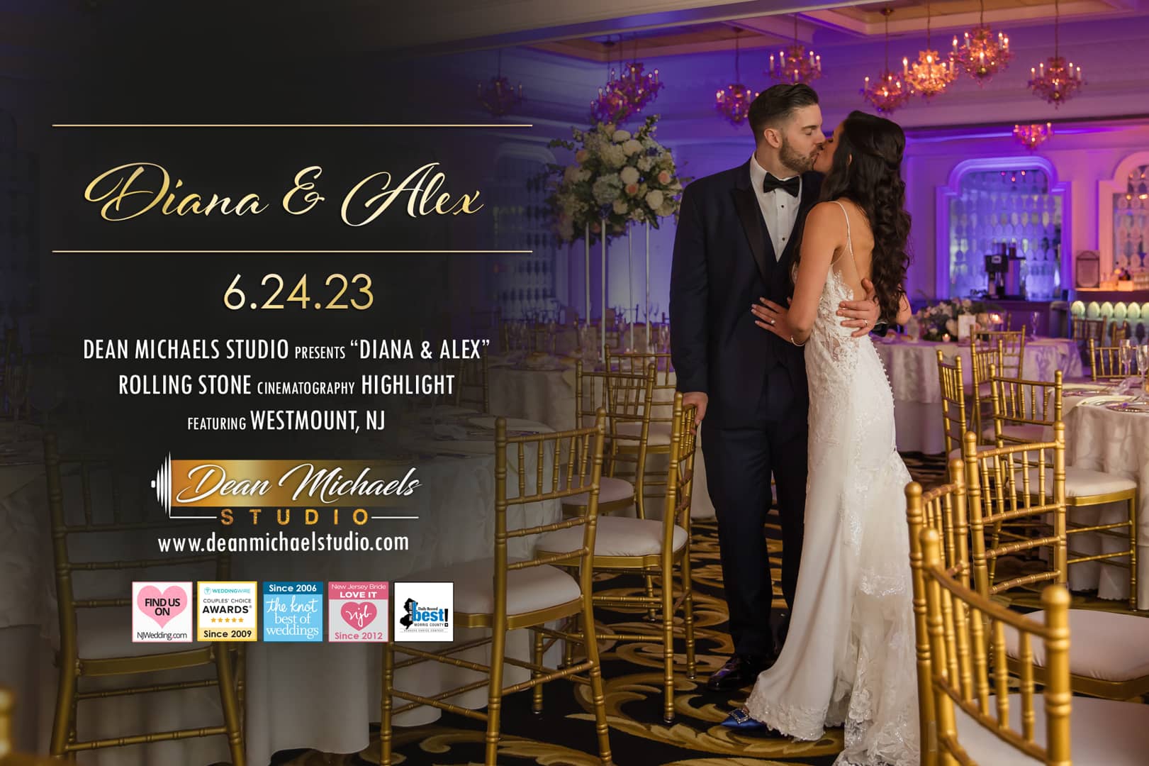 Diana & Alexander's Wedding Highlight Recap at The Westmount, NJ on Vimeo