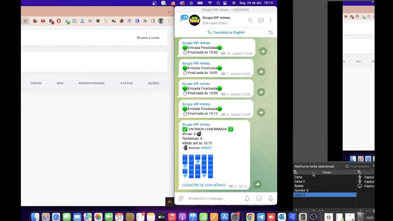 como criar o bot on Vimeo