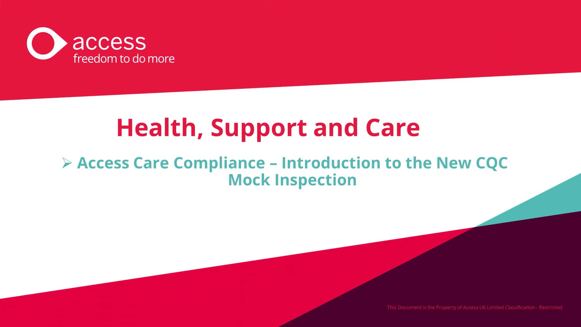 Intro to New CQC Mock Inspection on Vimeo