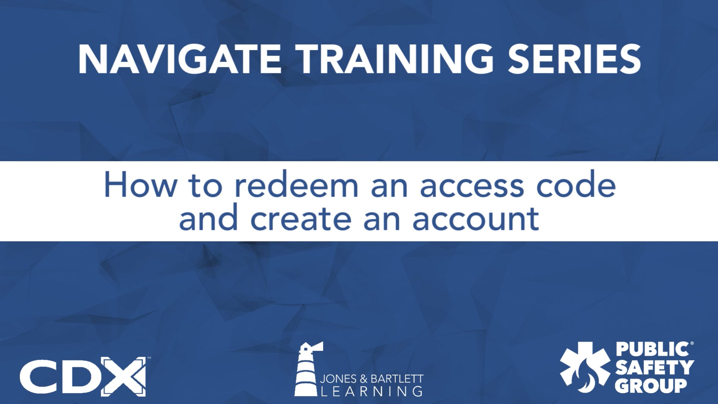 How to redeem an access code and create an account