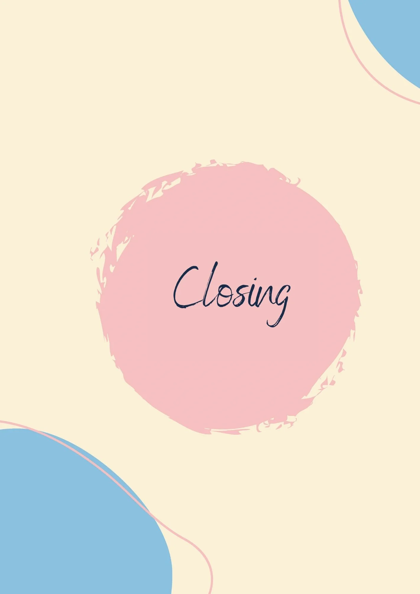 Closing on Vimeo