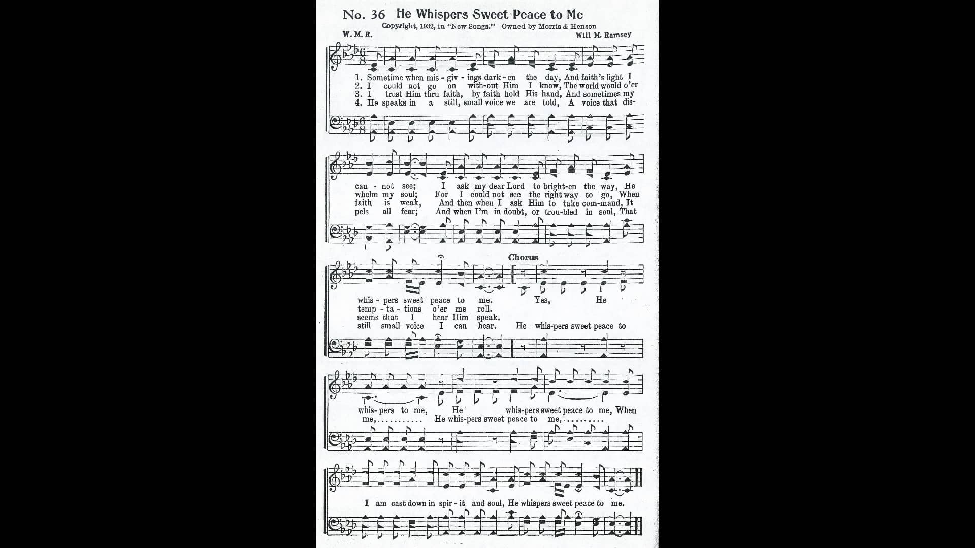 He Whispers Sweet Peace to Me on Vimeo