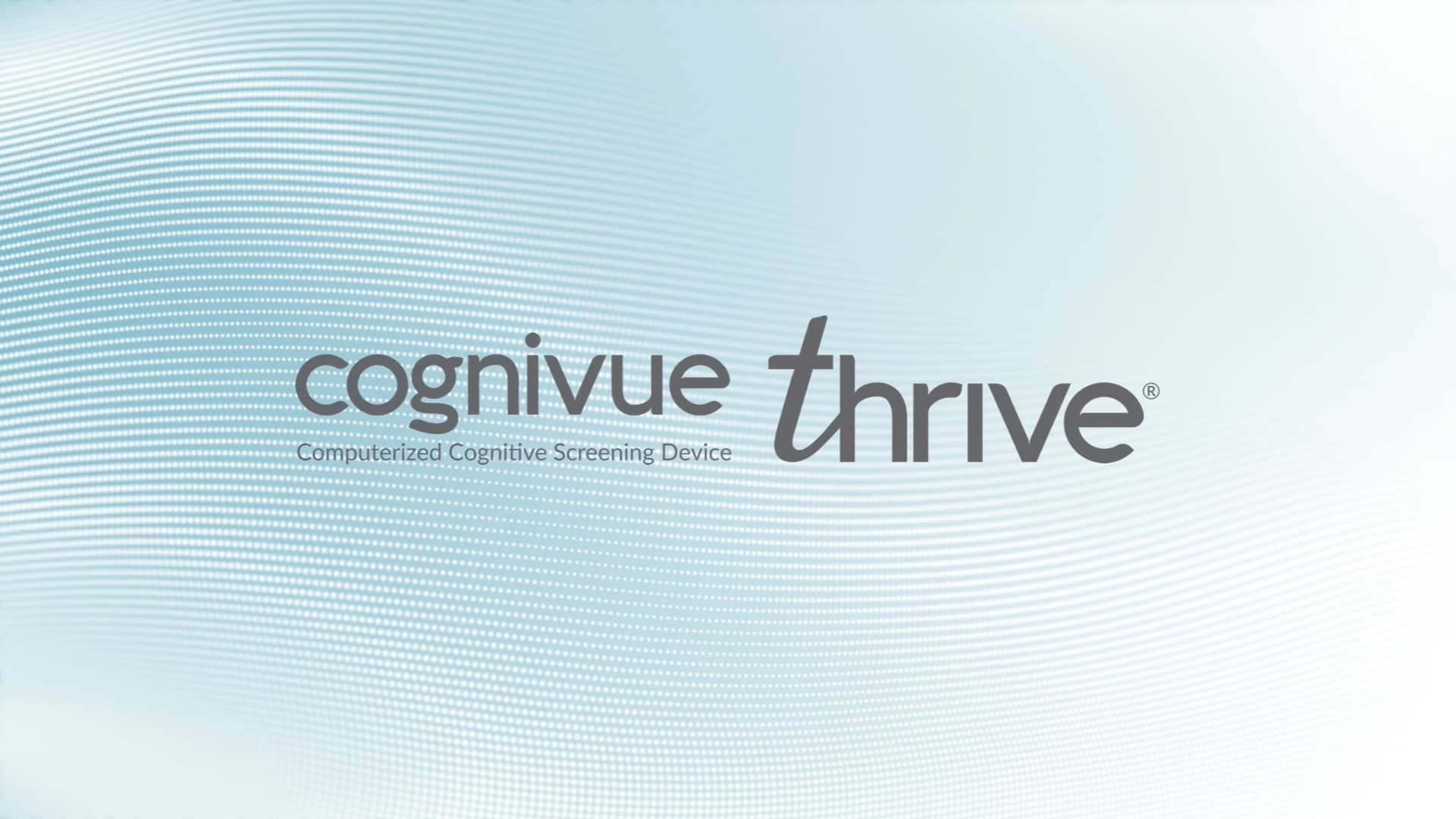 2 Using Cognivue Thrive Screen to Differentiate Your Practice CGT-1094 on Vimeo