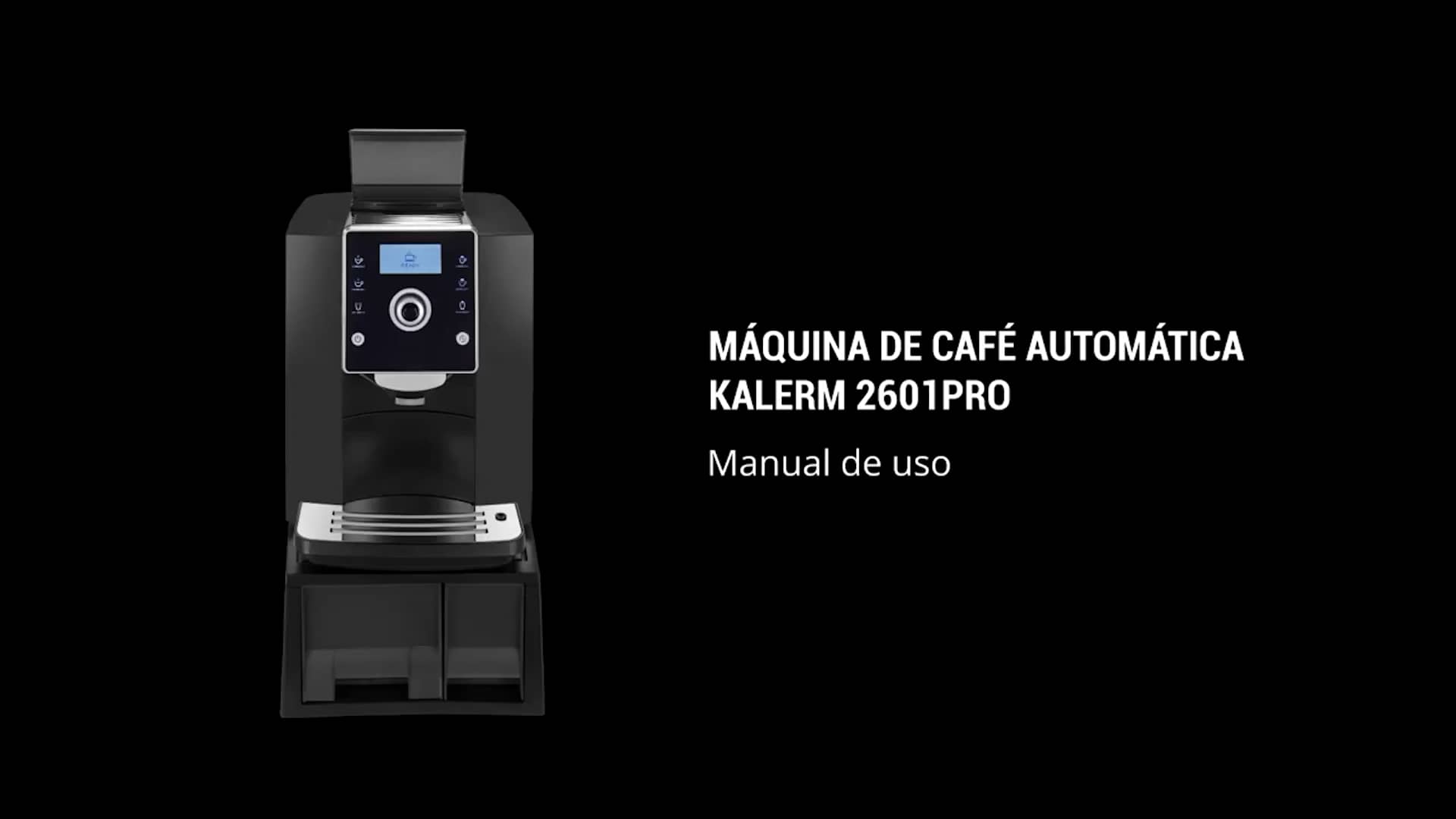Máquina de Café Automática Kalerm 2601L on Vimeo