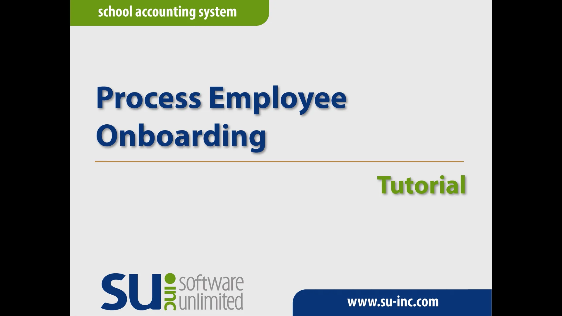 Training Tutorials - Process Employee Onboarding on Vimeo